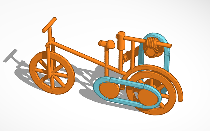 3D design Flying bicycle (2) | Tinkercad