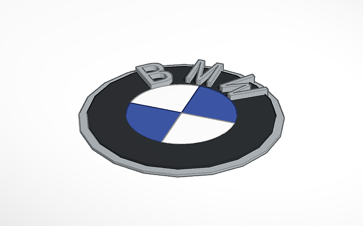 3D design BMW logo - Tinkercad