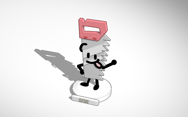 3d Design Saw Bfdi Bfb Tpot 2020 Tinkercad