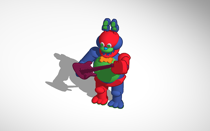 3D design bonnie hard mode - Tinkercad