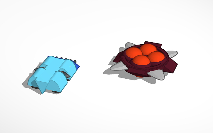 3D design Battle Bots - Tinkercad