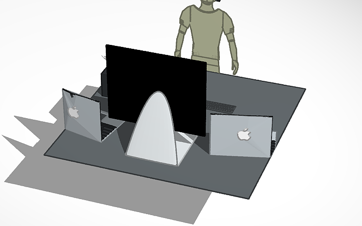 3D design apple setup | Tinkercad