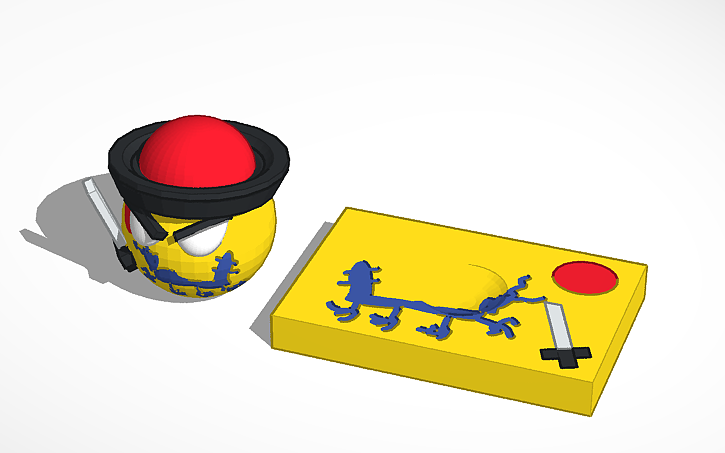 3D design Qing Ball + Stand - Tinkercad