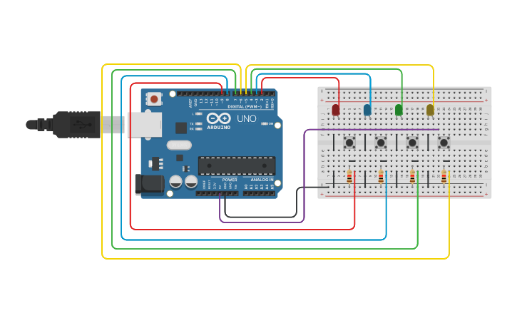 Circuit Design A Whack A Mole Tinkercad