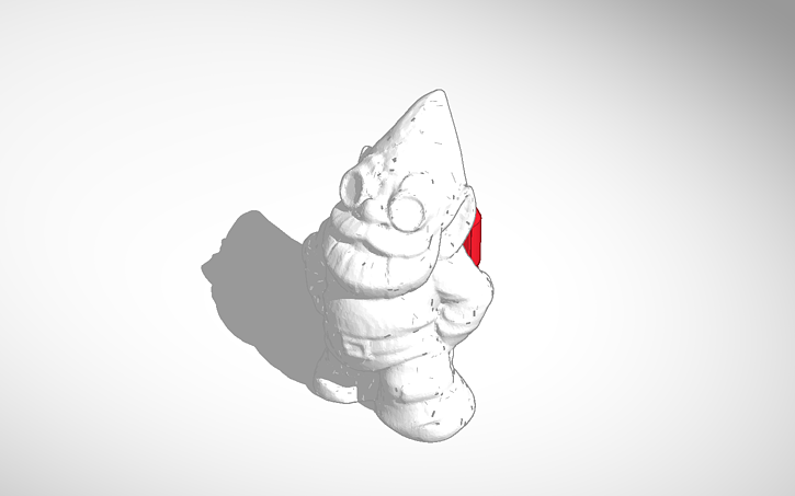 3D design Rocket Gnome - Tinkercad