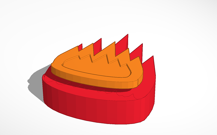 3D design the Flame - Tinkercad