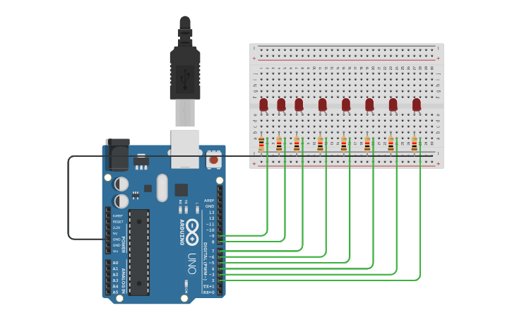 Circuit design Activity No 3 Applying Array Operators - Tinkercad Circuit design Activity No 3 Applying Array Operators - Tinkercad