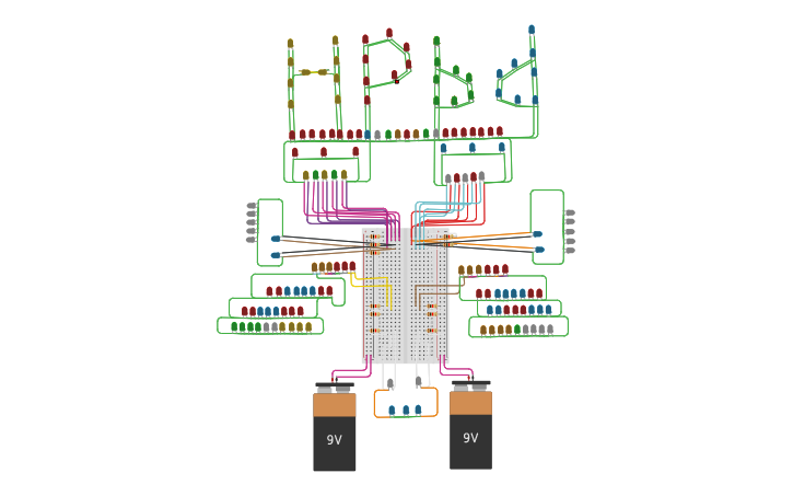 Circuit design Happy Birthday TinkerCad - Tinkercad