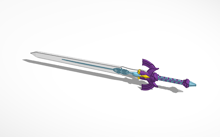 3D design My take on The Link Master Sword from Legend of Zelda - Tinkercad