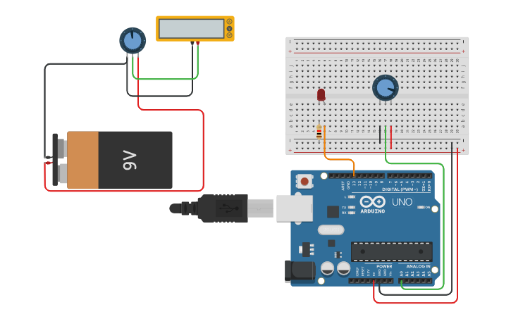 Circuit design analog | Tinkercad