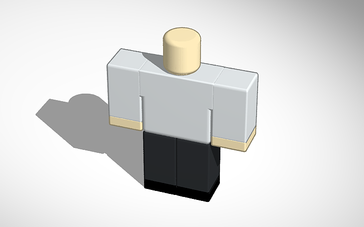 3D design Person Template II - Tinkercad