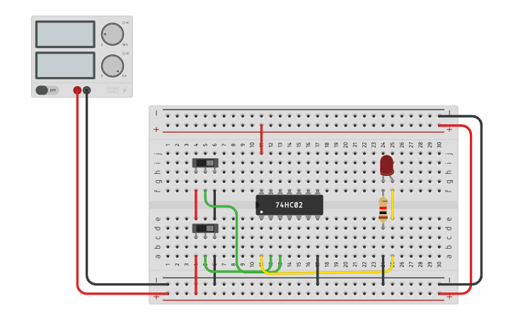 Circuit design exp 1 - Tinkercad