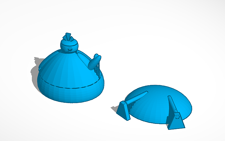 3D design twirly woo kids toy - Tinkercad