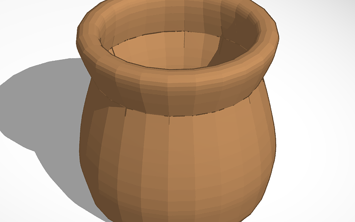 3D design Pot - Tinkercad