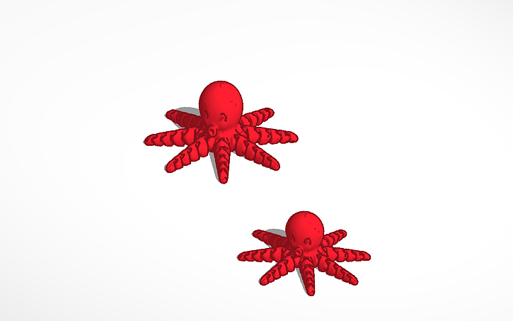 3D design Copy of Octopus - Tinkercad