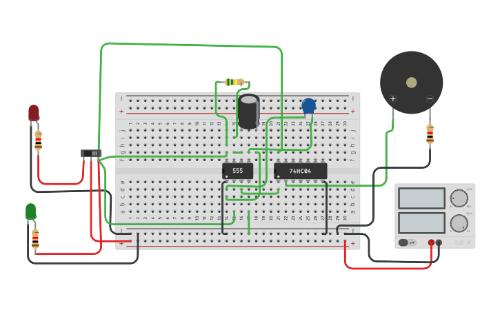Circuit design Intermediate Task 2 - Tinkercad