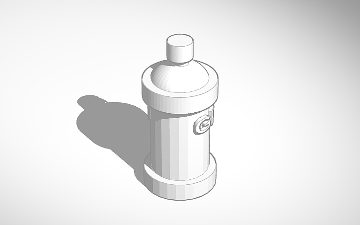 3D design spray paint can - Tinkercad