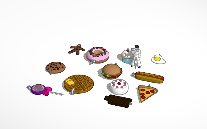 3D design food - Tinkercad