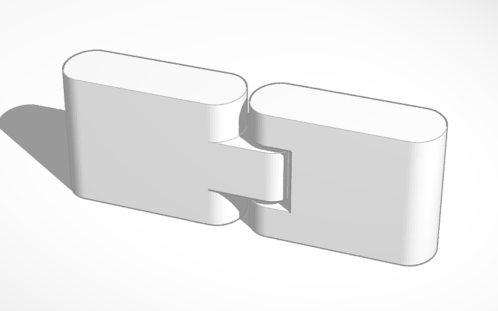 3d Design Liviing Hinge Test Tinkercad