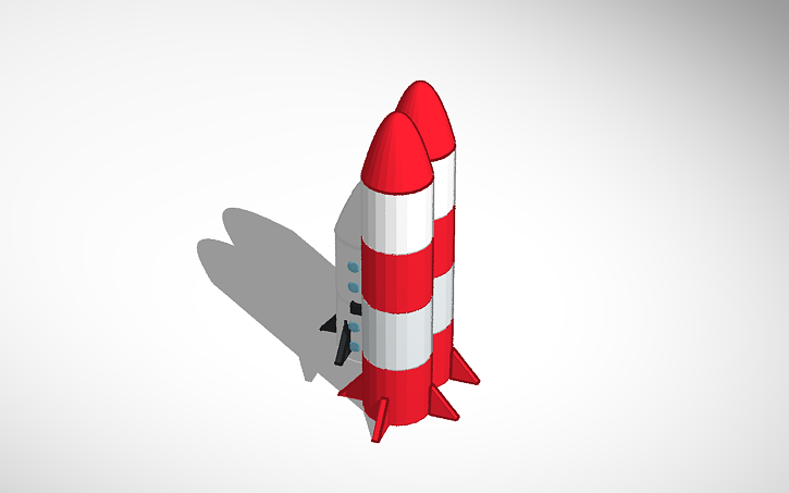 3D design roket | Tinkercad