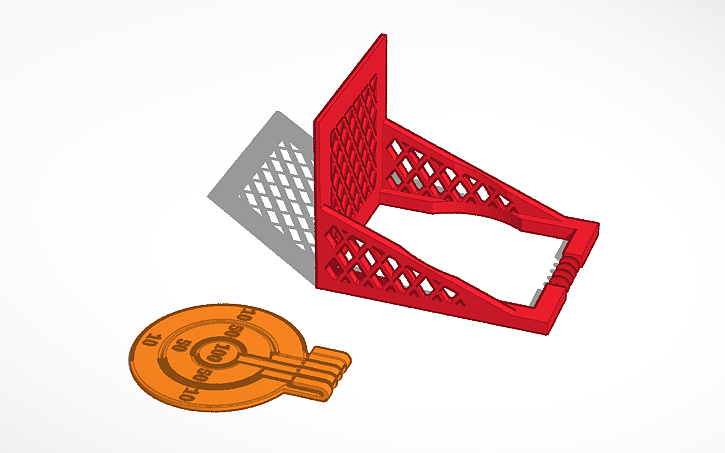 3D design NERF Target - Tinkercad