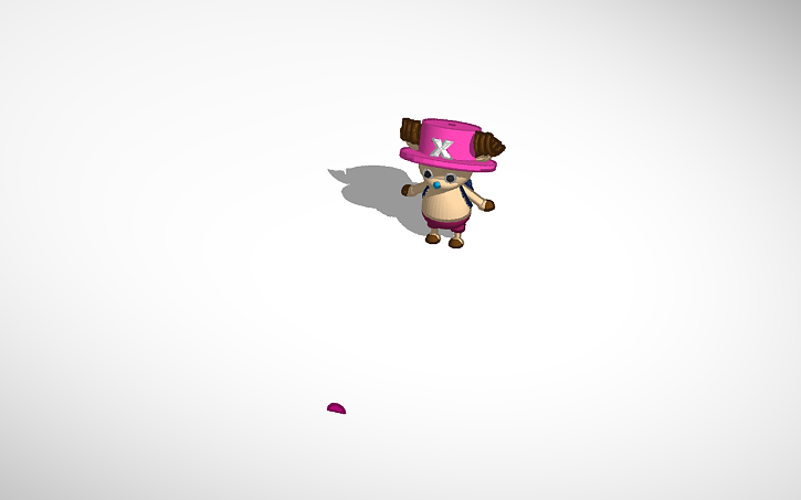 3D design Chopper/ One piece/ 1104/ Tatiana Muñoz - Tinkercad