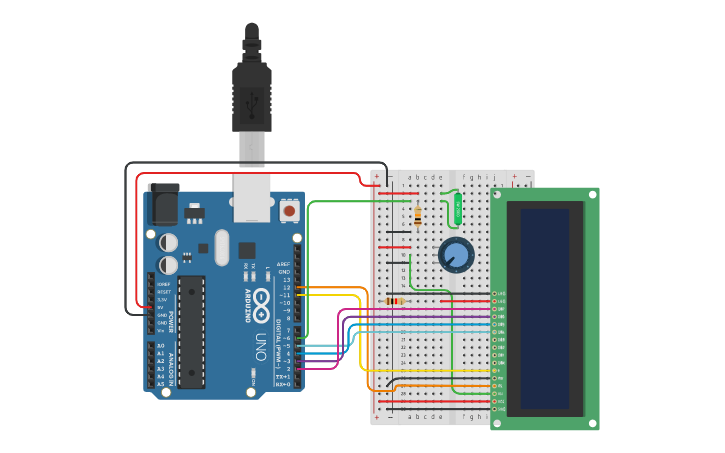 Circuit Design Mod1 Project 11 Crystal Ball Tinkercad
