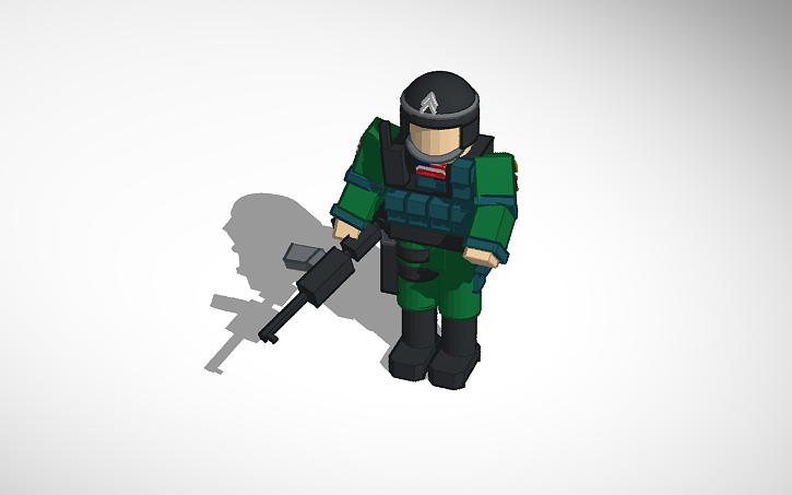 3D design Army Combat Uniform - Tinkercad