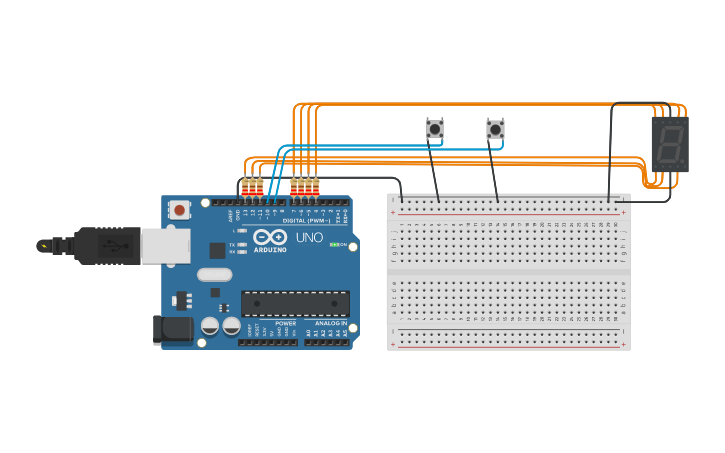Circuit design Exercício Arduíno - Tinkercad