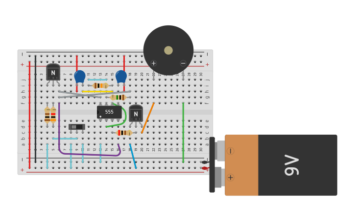 Circuit design circuit - Tinkercad