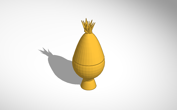3D design ananas stol astrid 6.z | Tinkercad