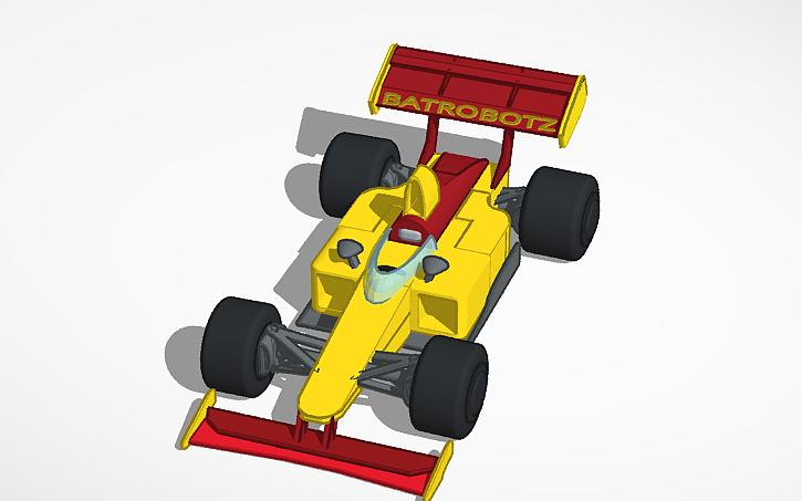 3D design Racing Car (F1) - Tinkercad