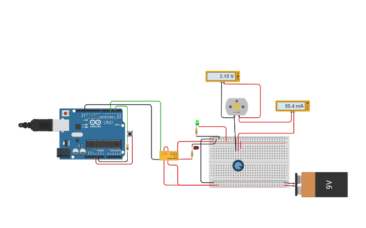 Circuit design Task 2 automation | Tinkercad