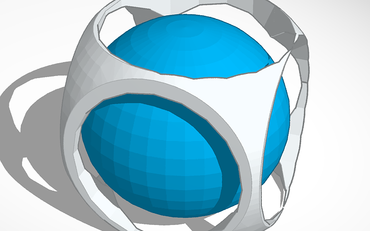 3d Design 6cube Luna Tinkercad