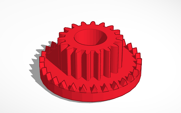 3D design Mini 4WD 5:1 for MA/MS - Tinkercad