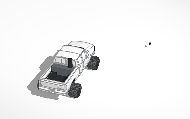 3D design 1975 ford f350 sima truck - Tinkercad