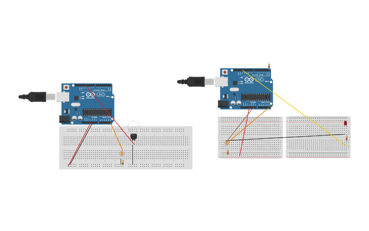 Circuit design Ldr com lâmpada - Tinkercad