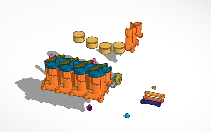 3d Design 4 Stroke Engine Tinkercad