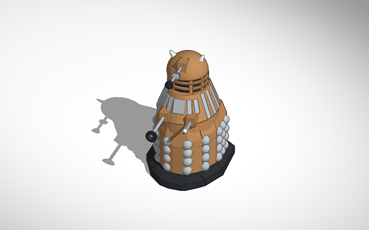 3D design Dalek - Tinkercad