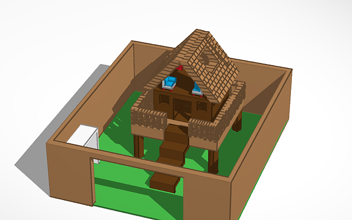 3D design Tree house - Tinkercad
