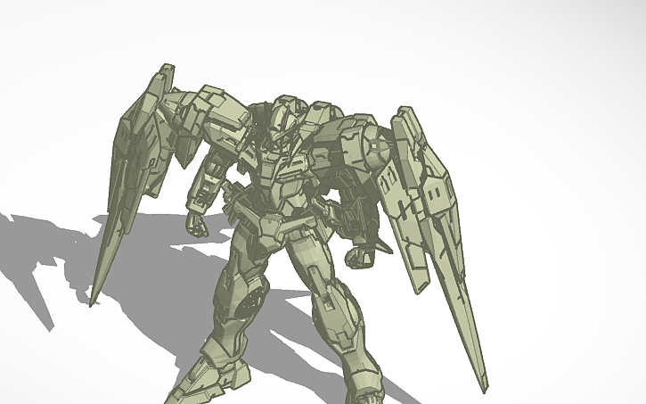 3D design gundam 00 | Tinkercad