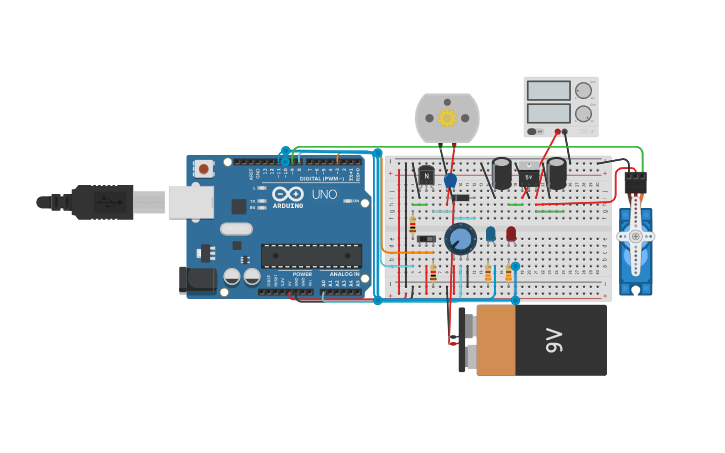 Circuit design servanez_quiz2_lec - Tinkercad