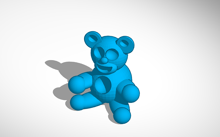 3D design The Bear - Tinkercad