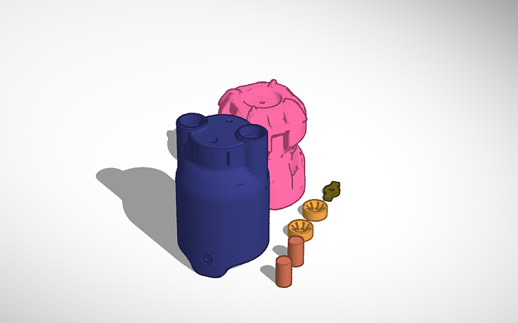 3D design fusion core - Tinkercad