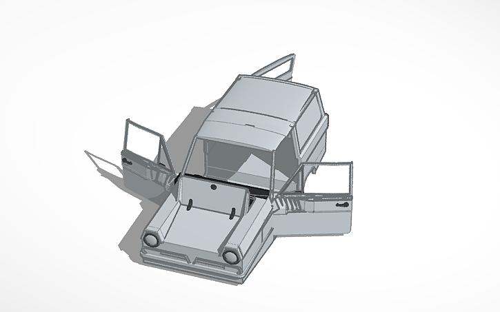 3D design Reliant Supervan III - Features of 05/14/2023 (WIP) - Tinkercad