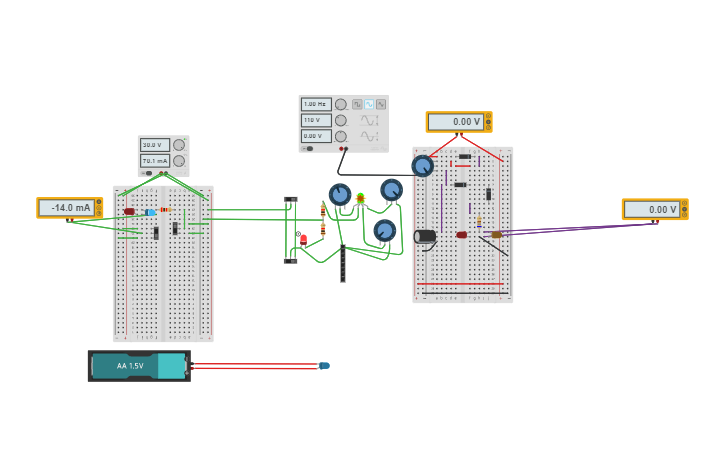 Circuit design Led intermitente con DIAC, a 110v AC - Tinkercad