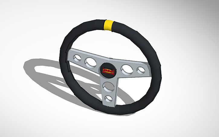 3D design Eiko Type 1 GT steering wheel A - Tinkercad