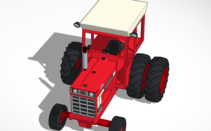 3D design cool tractor - Tinkercad