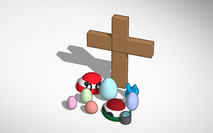 3D design Happy Easter! - Tinkercad