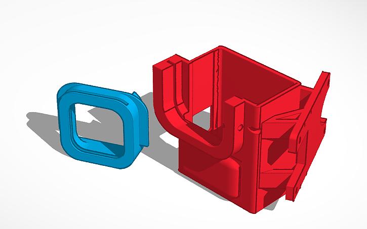 3D design GoPro Hero 9 Mount for ImpulseRC Alien 6in 25° - Tinkercad